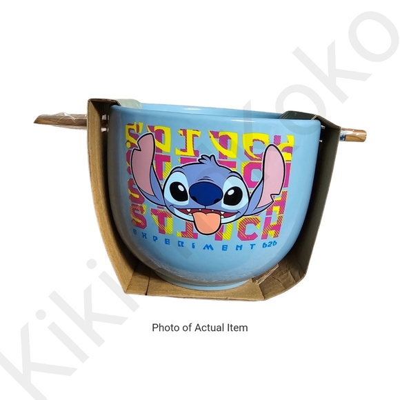 Disney | Dining | Last Chance Last One Nwt Disneys Stitch Ramen Bowl ...